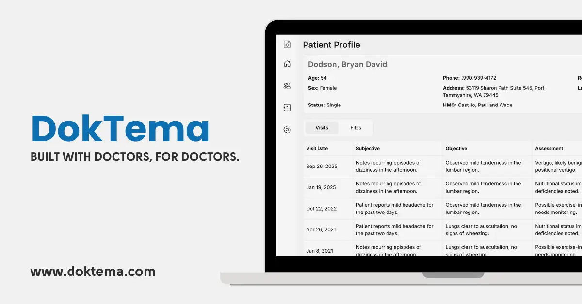 DokTema EMR Philippines | Electronic Medical Records